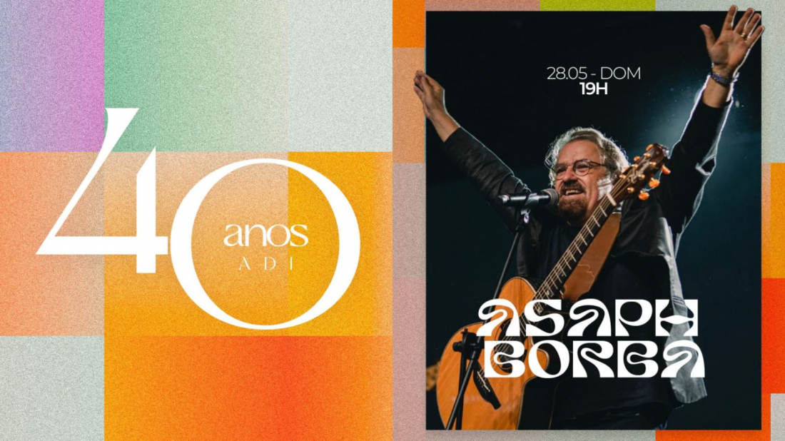 Cantor Asaph Borba se apresenta neste domingo na celebração de ...